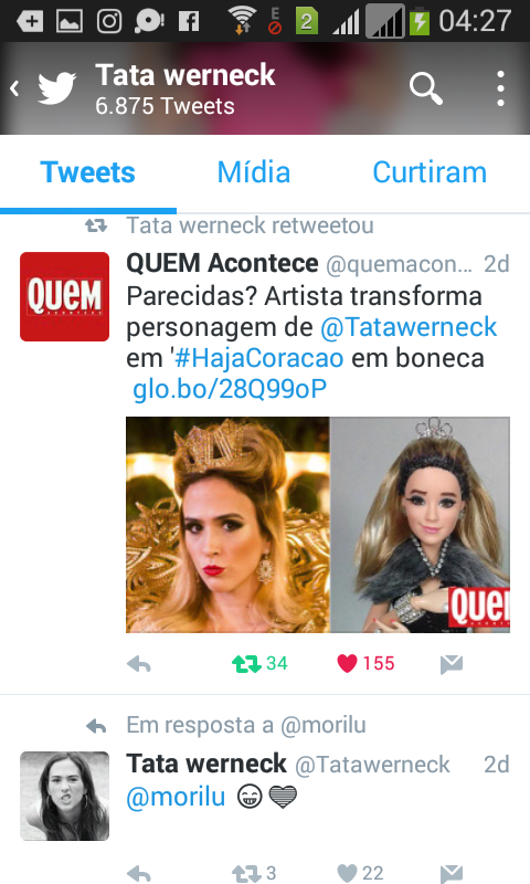 BONECOS DO BABY: Tatá Werneck curte sua boneca e posta foto no Instagram