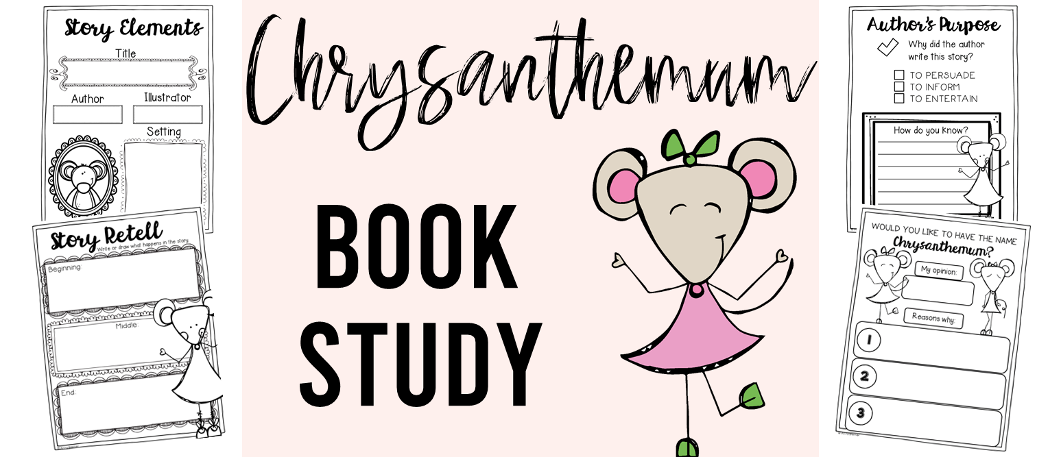 Chrysanthemum Book Study, Craftivity, and Class Book | Mrs. Bremer's Class