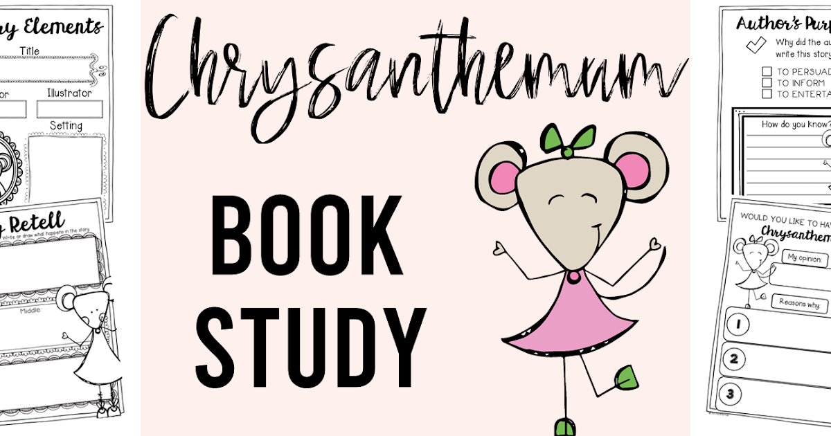 Chrysanthemum Book Study, Craftivity, and Class Book | Mrs. Bremer's Class