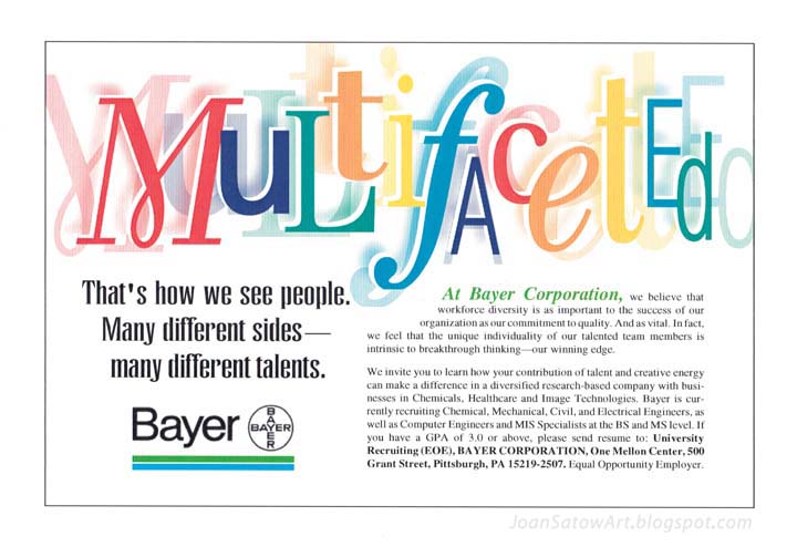 Joan Satow: Illustrations • Type Treatments • Layouts