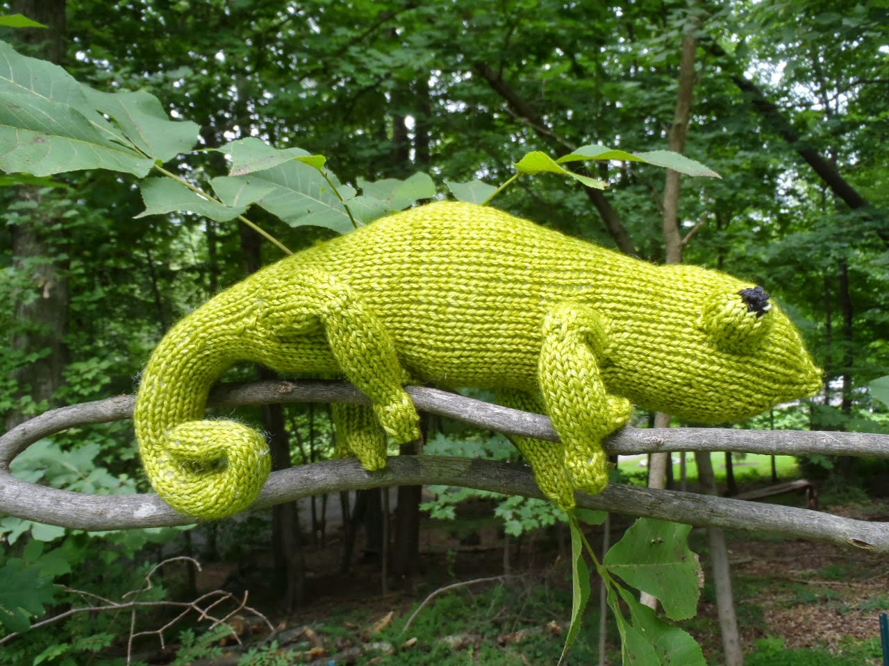 Stana's Critters Etc.: Knitting Pattern for Chameleon Leon