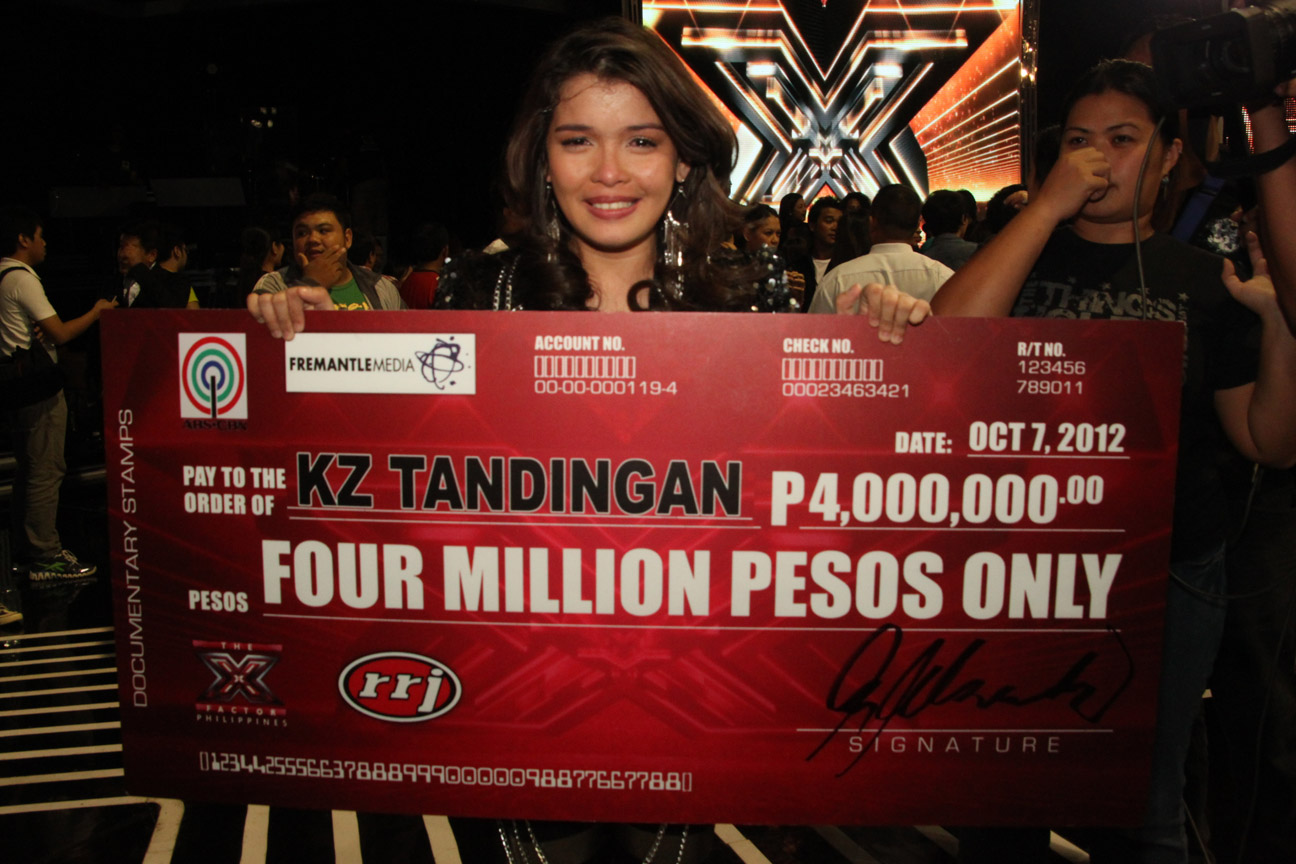 KZ Tandingan, crowned as the first “The X Factor Philippines” grand ...