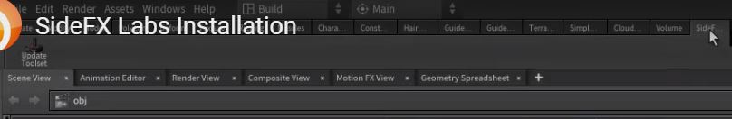 1일 1깡의 - SideFX Lab 설치하기