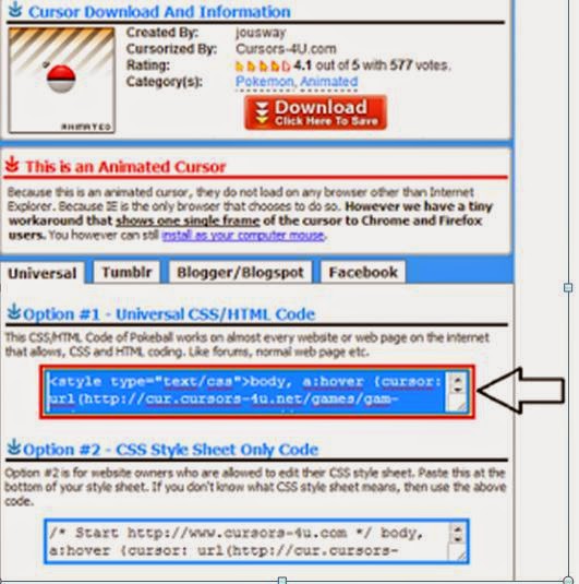 Cara Mengganti Kursor Blog Di Cursor 4u Untuk Memperindah Blog Tips Dan Trik Komputer Tips