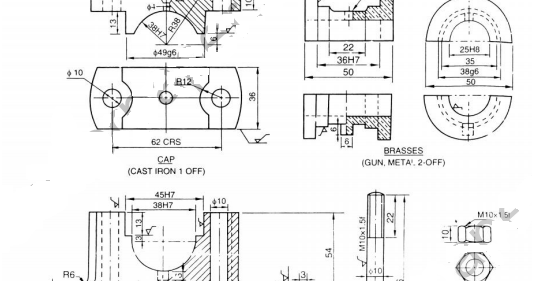 Machine Drawing Question Paper of 3rd Semester AE Download Previous ...