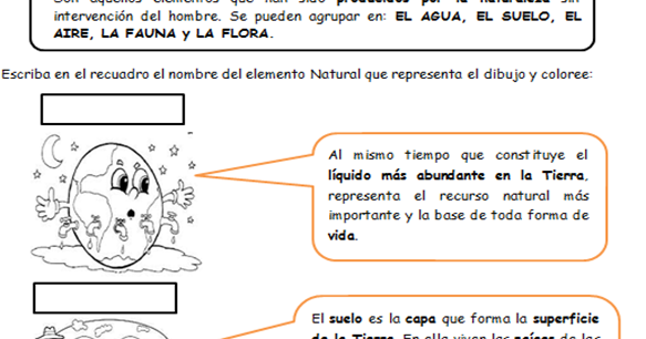 TEMÁTICAS SEGUNDO: Elementos naturales