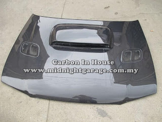 Midnight Garage Bodykit Centre: Subaru V6 GC8 Carbon Fibre Bonnet&Accessory