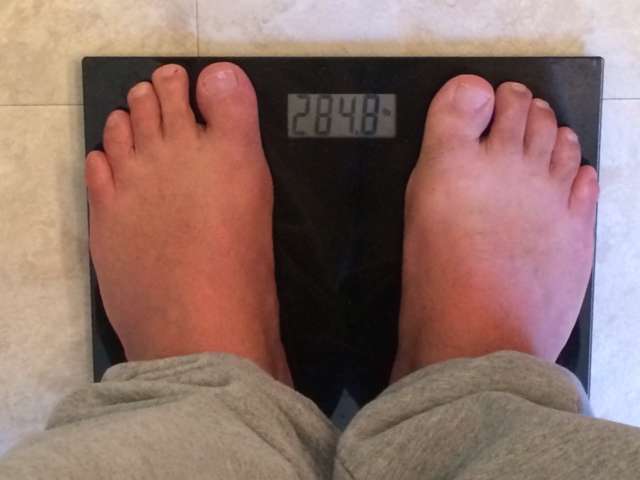 Onesville - getting down to 199 pounds