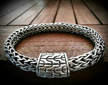 perhiasan aksesoris cowok gelang cowok gelang perak bali borobudur ...