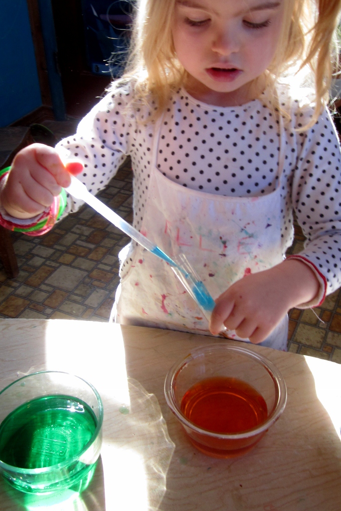 art and soul preschool: Color Mixing Lab II