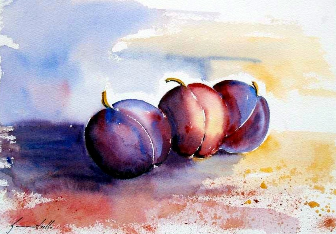 Imágenes Arte Pinturas: Bodegones Acuarela