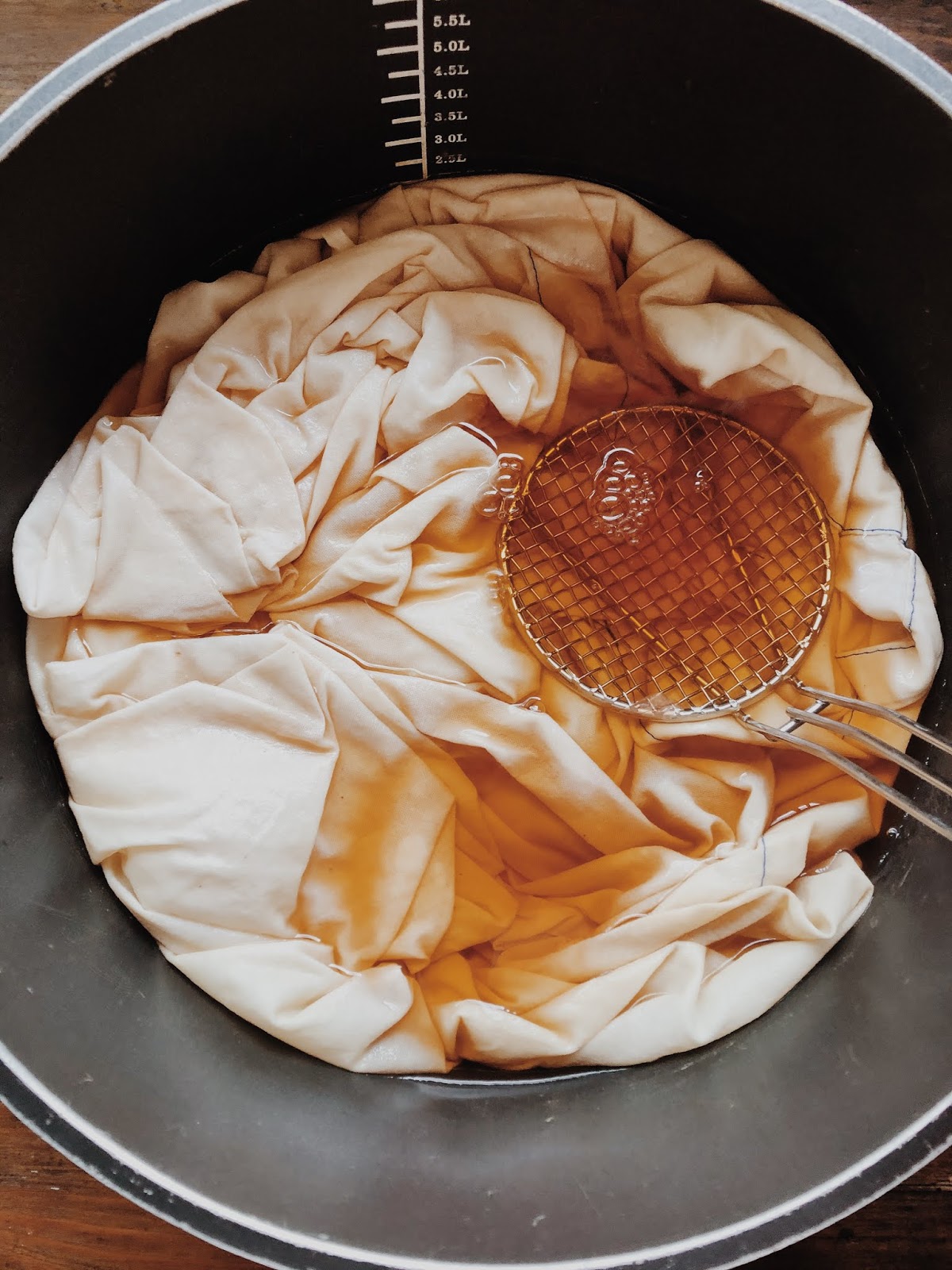 :Kreativität und Lernen: Stoff färben mit Naturmaterial