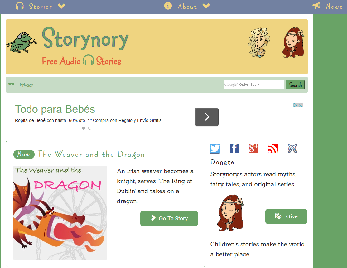 English Elda: Storynory