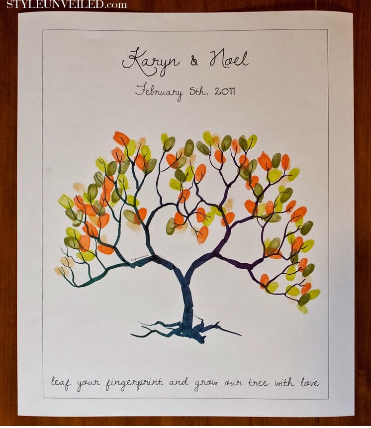 Blog Vou Casar: Finger Tree - Árvore de Dedinhos