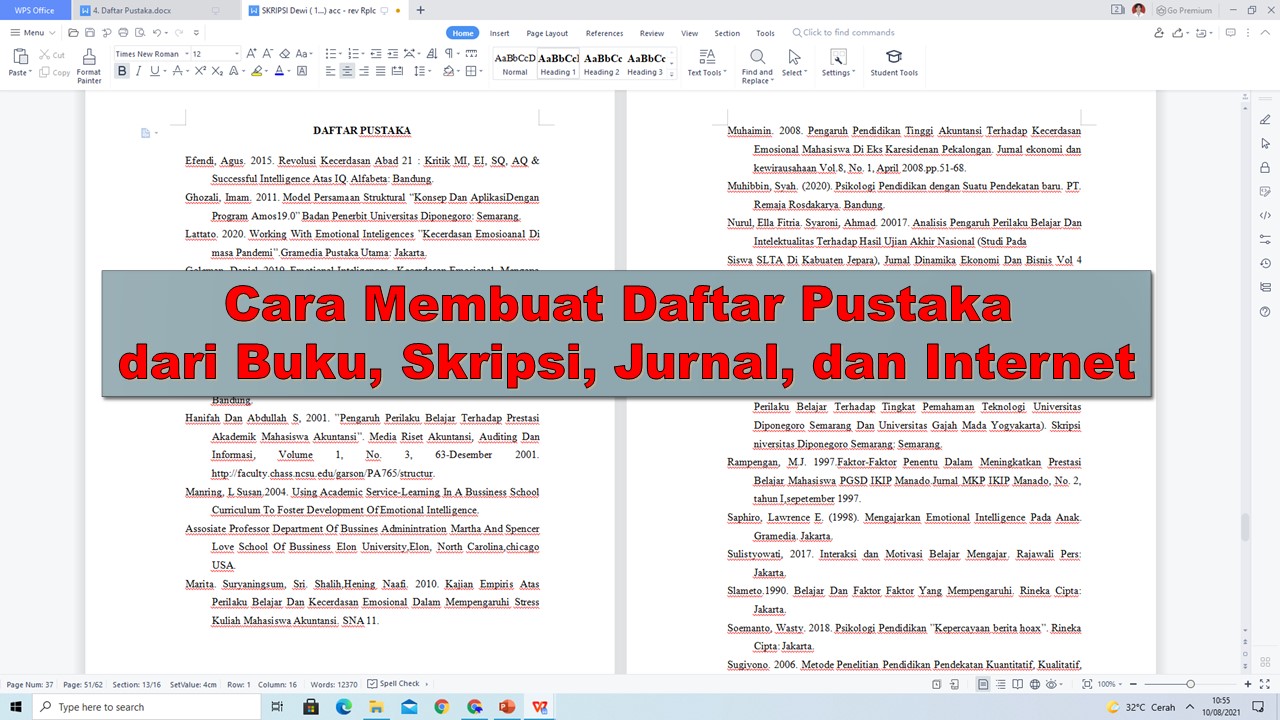 Cara Membuat Daftar Pustaka dari Buku, Skripsi, Jurnal, dan Internet - Jasa Cek Plagiasi - Jasa ...