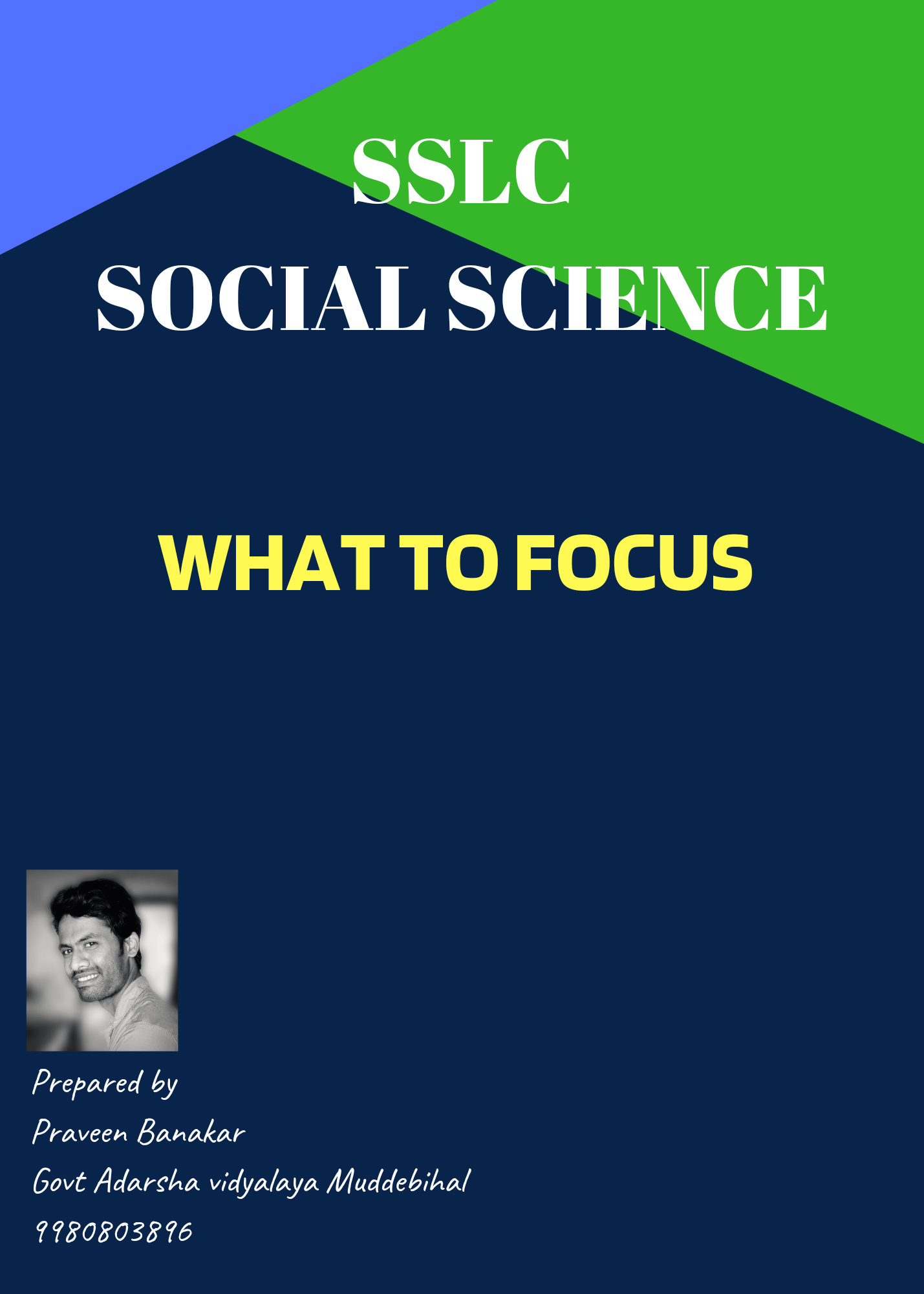 Praveen Banakar SOCIAL SCIENCE SSLC praveen-banakar-social-science-sslc