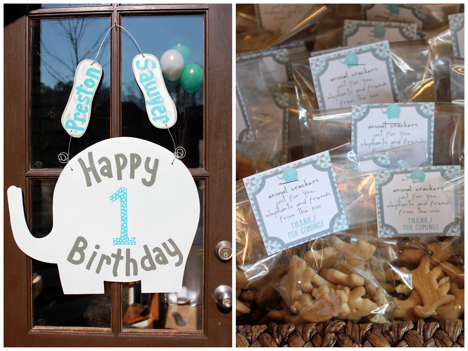 Elephant 1st Birthday Party