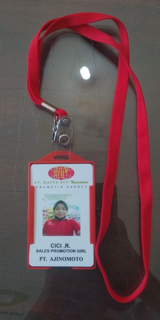 Bikin Id Card Pegawai SPG ~ Print Corner