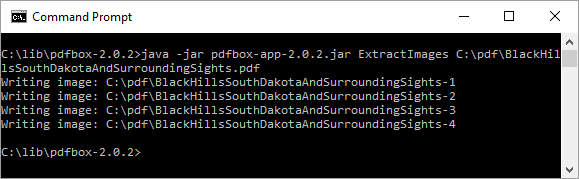 Apache Pdfbox Command Line Tools No Java Coding Required