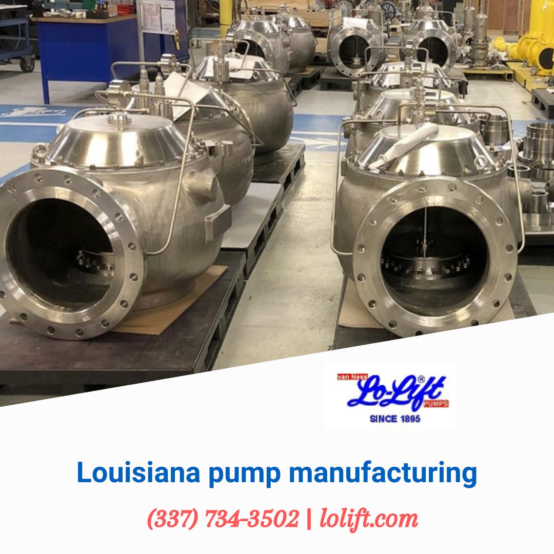 Pump Manufacturing Louisiana | van Ness Lo-Lift Pumps