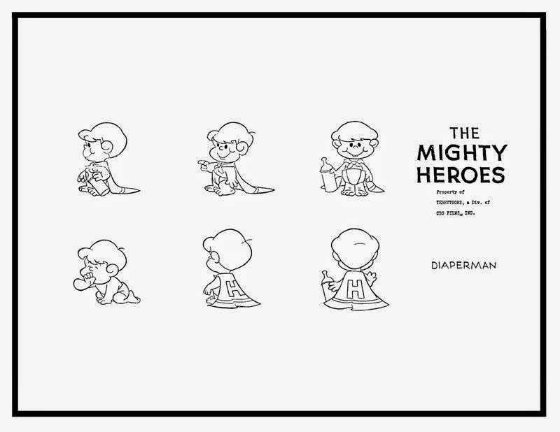 Ominous Octopus Omnibus: Mighty Heroes Model Sheets