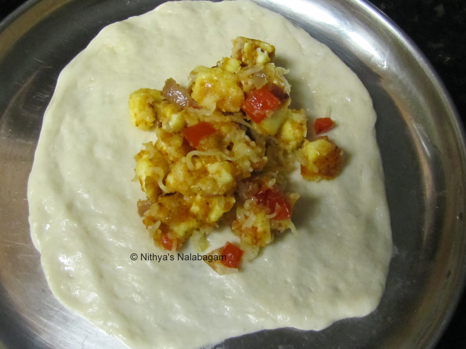 Stuffed Savory Bun Indian style |Nithya's Nalabagam