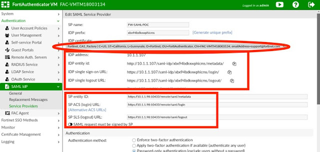 Blog Técnico FORTINET: Configuración portal VPN-SSL con autenticación SAML