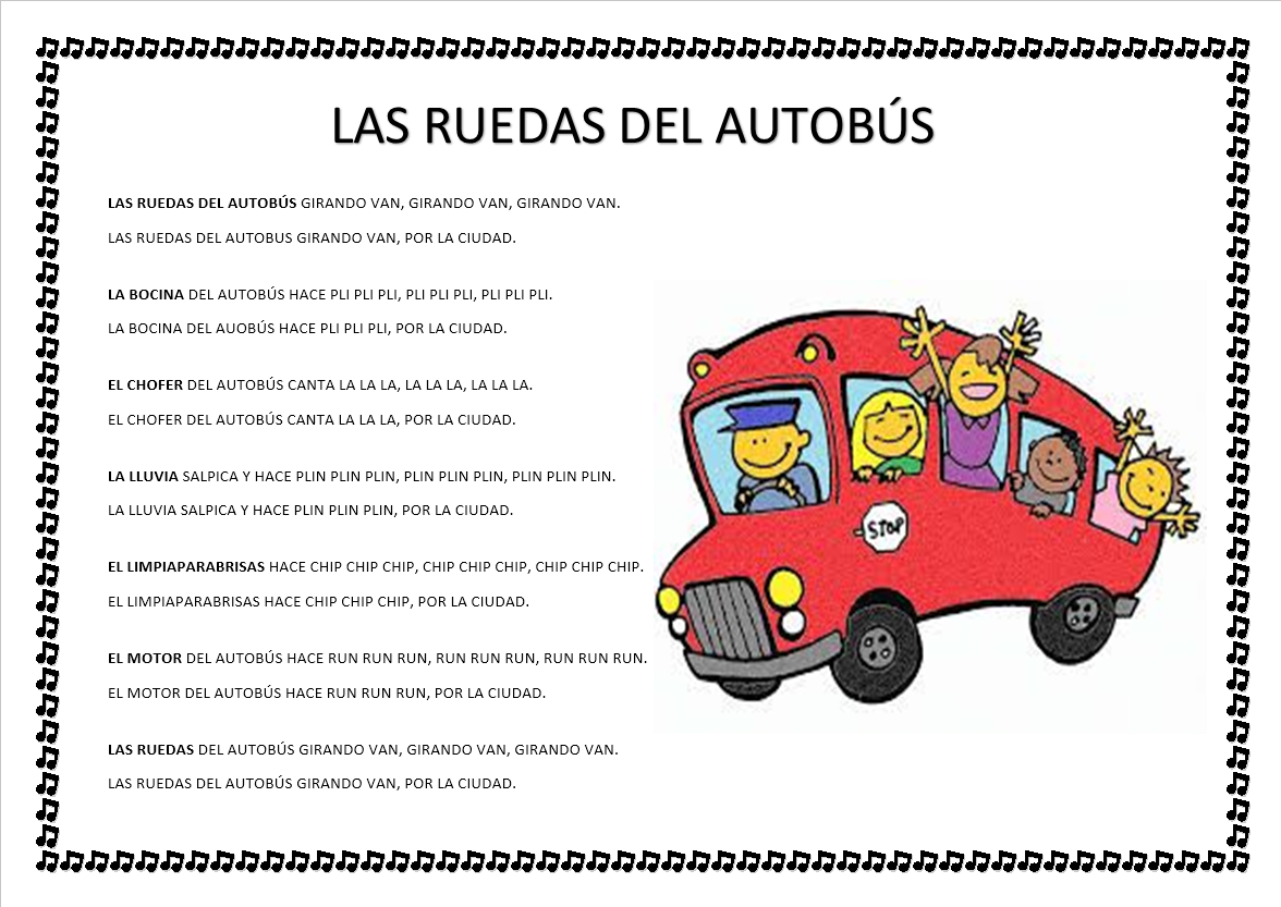CANTORES INFANTILES: LAS RUEDAS DEL AUTOBÚS