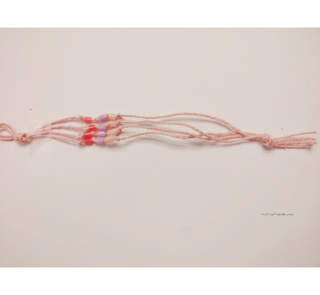 Sweetest Tiny Macrame Ornament DIY - Crafts a la mode