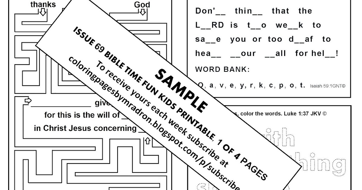 Coloring Pages for Kids by Mr. Adron: Free 1 Peter 3:15 Bible Verse ...