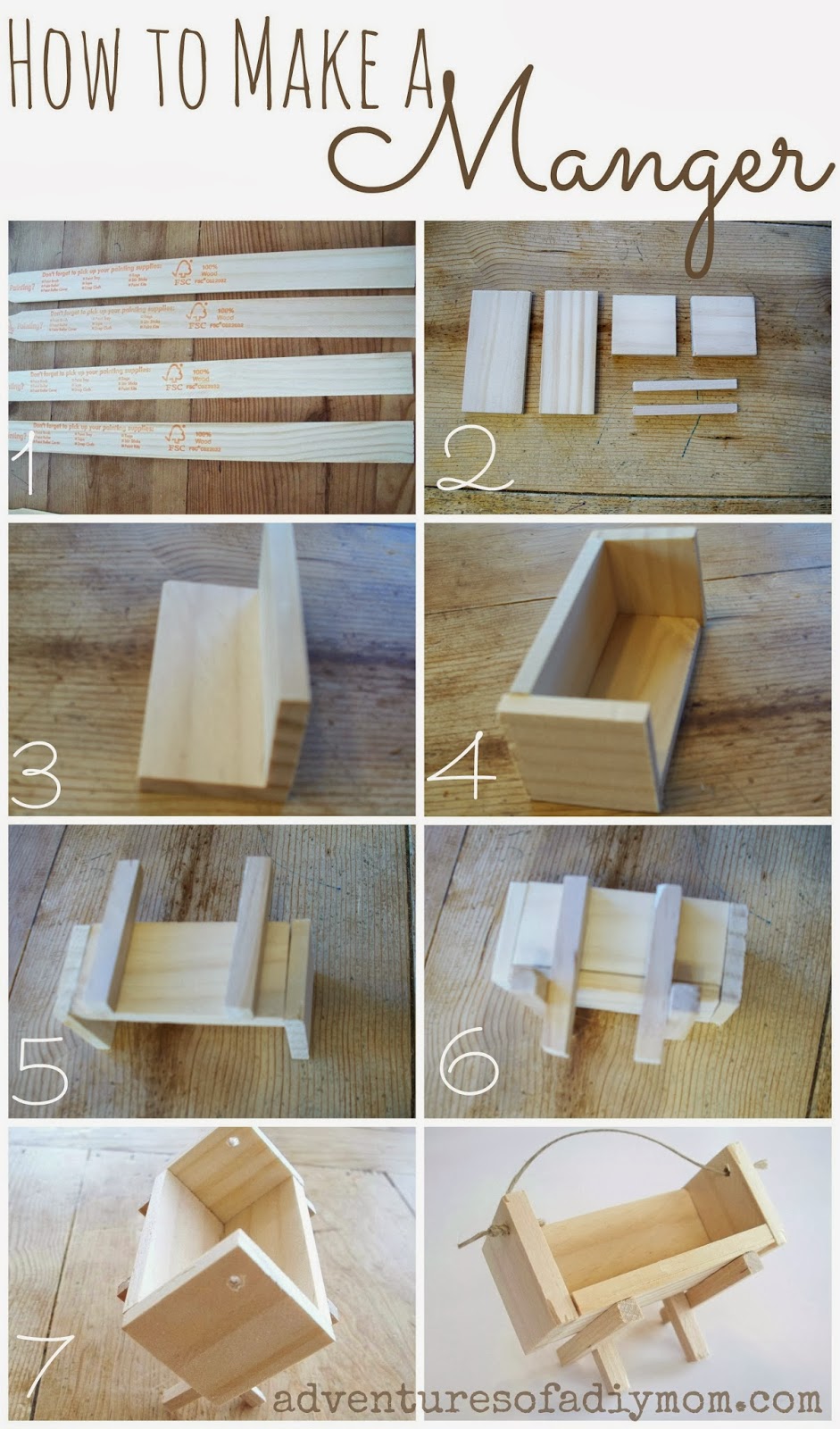 How to Make a Manger Ornament - Nativity Ornament Series - Adventures ...