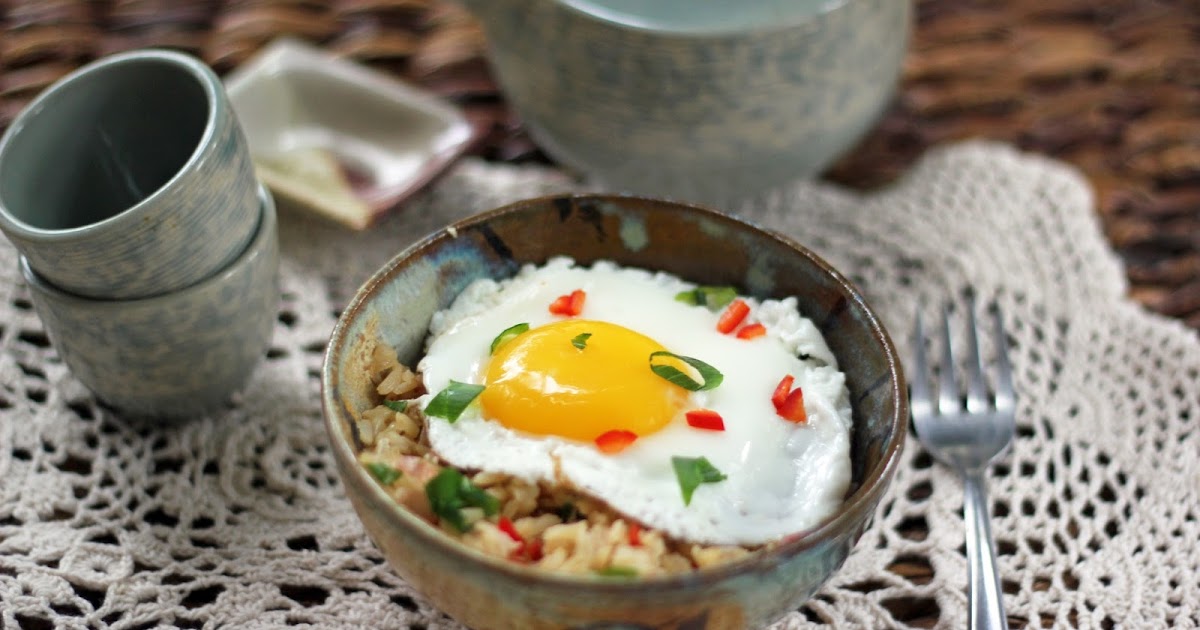 Blue Kale Road: Burmese-Inspired Eggs with Rice for Breakfast