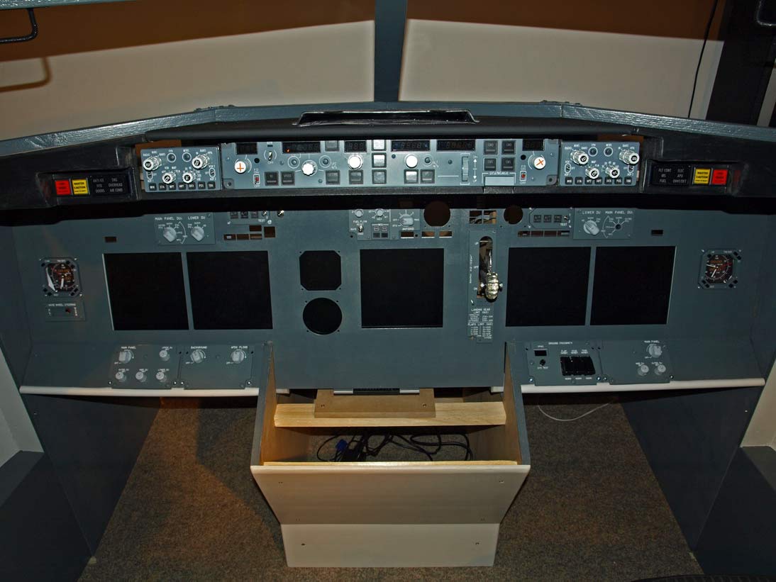 Boeing 737 Homecockpit: MIP (Main Instrumenten Panel) + CDU