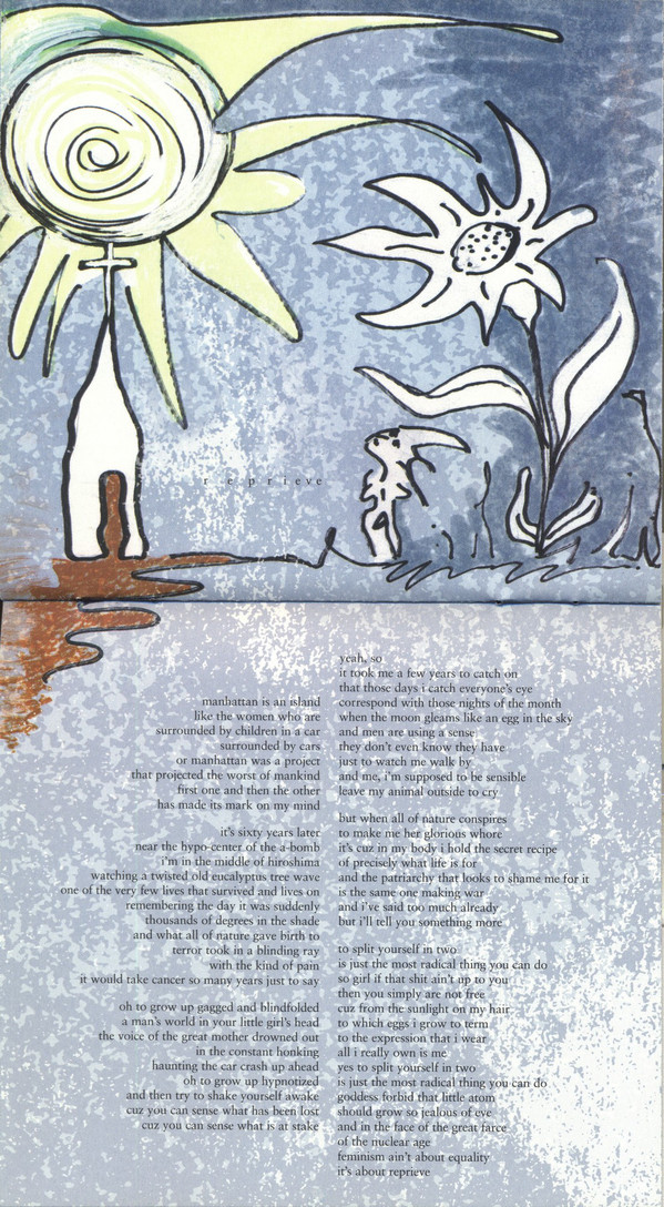 Encarte: Ani DiFranco - Reprieve - Encartes Pop