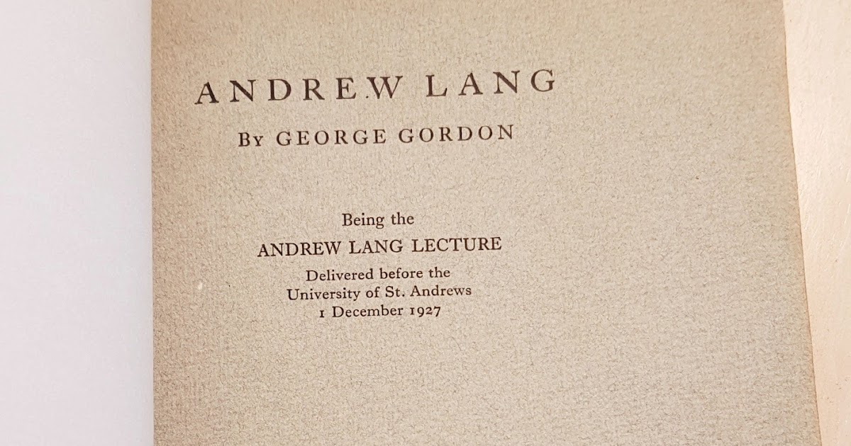 Tolkien collection: Tolkien, G. S. Gordon e Andrew Lang, 1928