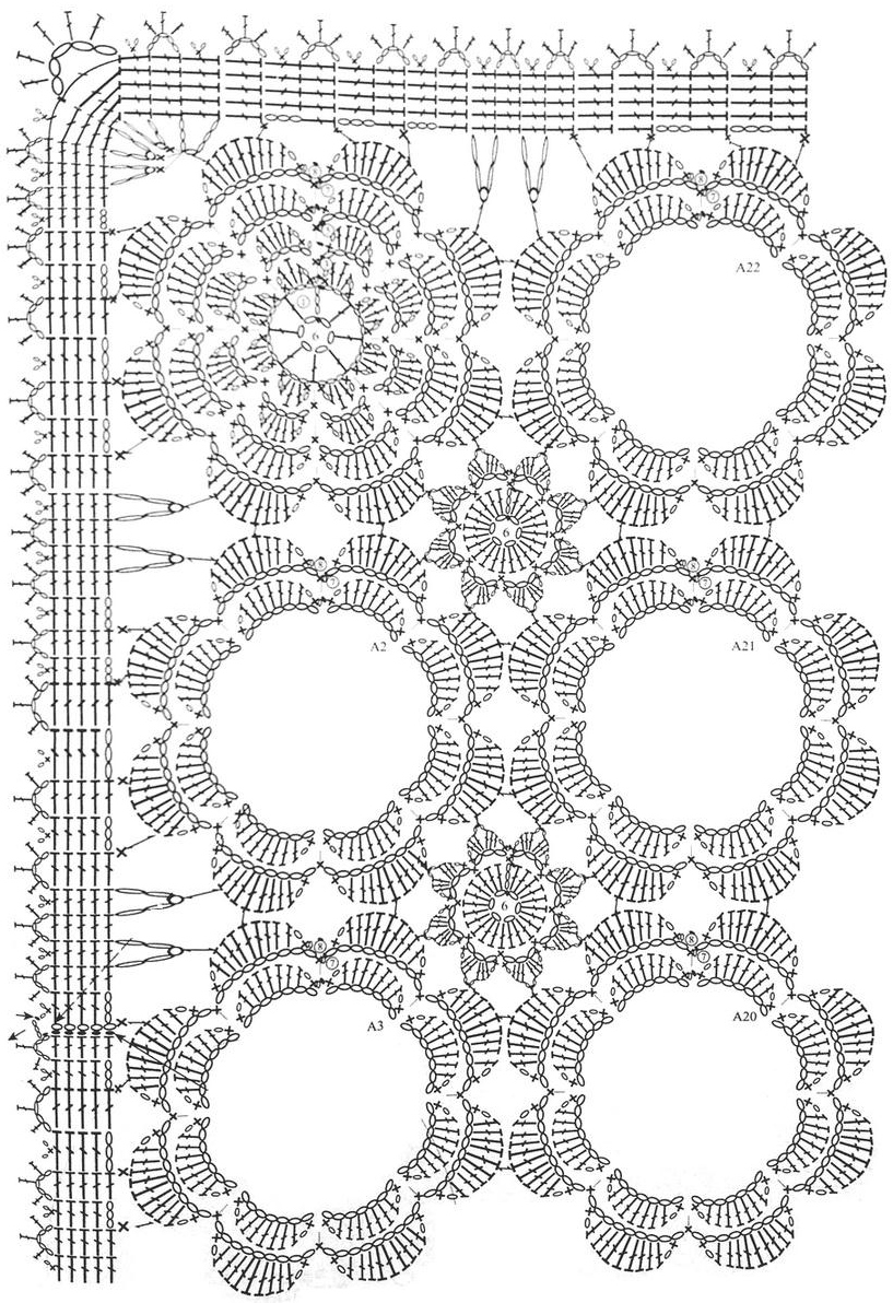 Ergahandmade: Crochet Shawl + Diagrams