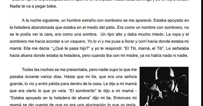 ID. ESPAÑOL 2020: Ejemplo de Microrrelatos