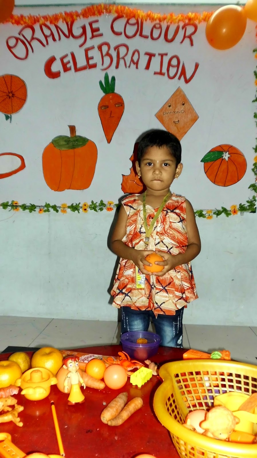 ORANGE COLOUR DAY CELEBRATION - PLAY GROUP & NURSERY | T.I.M.E KIDS PRE ...