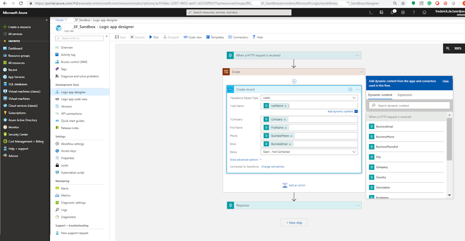 Sitecore Salesforce Integration Using Azure Microservices