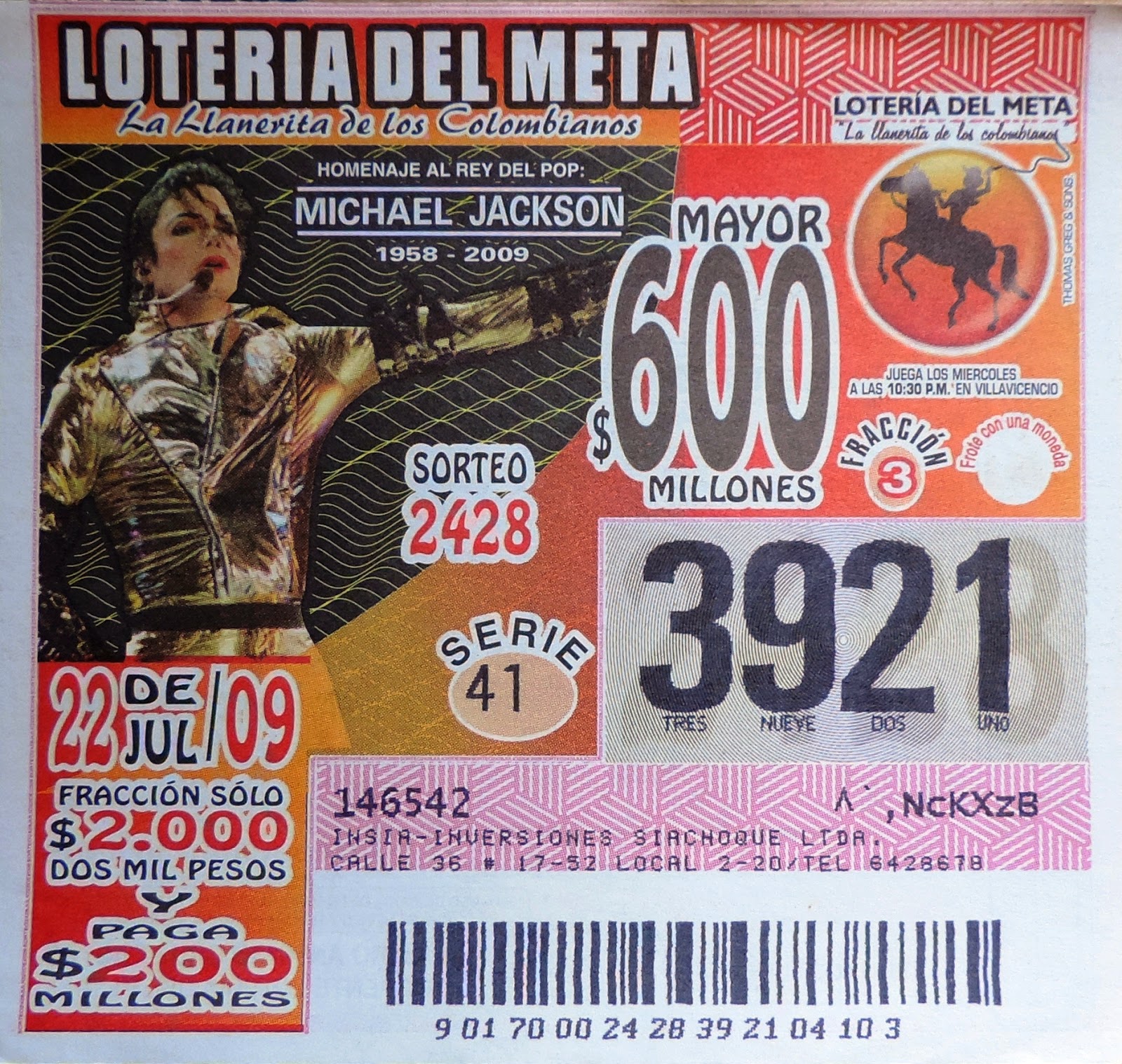 WORLD LOTTERY COLLECTOR: UN VIAJE EN EL TIEMPO CON LA LOTERIA DEL META