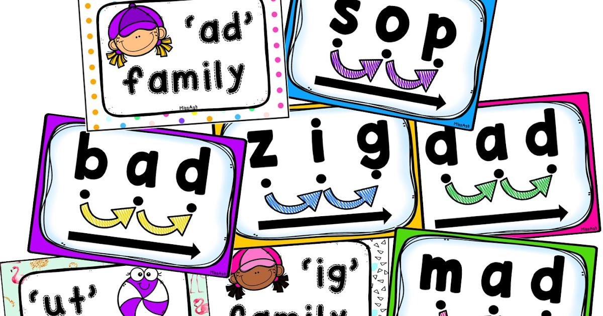 ASH THE TEACHER: WORD FAMILY BLENDING CARDS ASH THE TEACHER: WORD FAMILY BLENDING CARDS