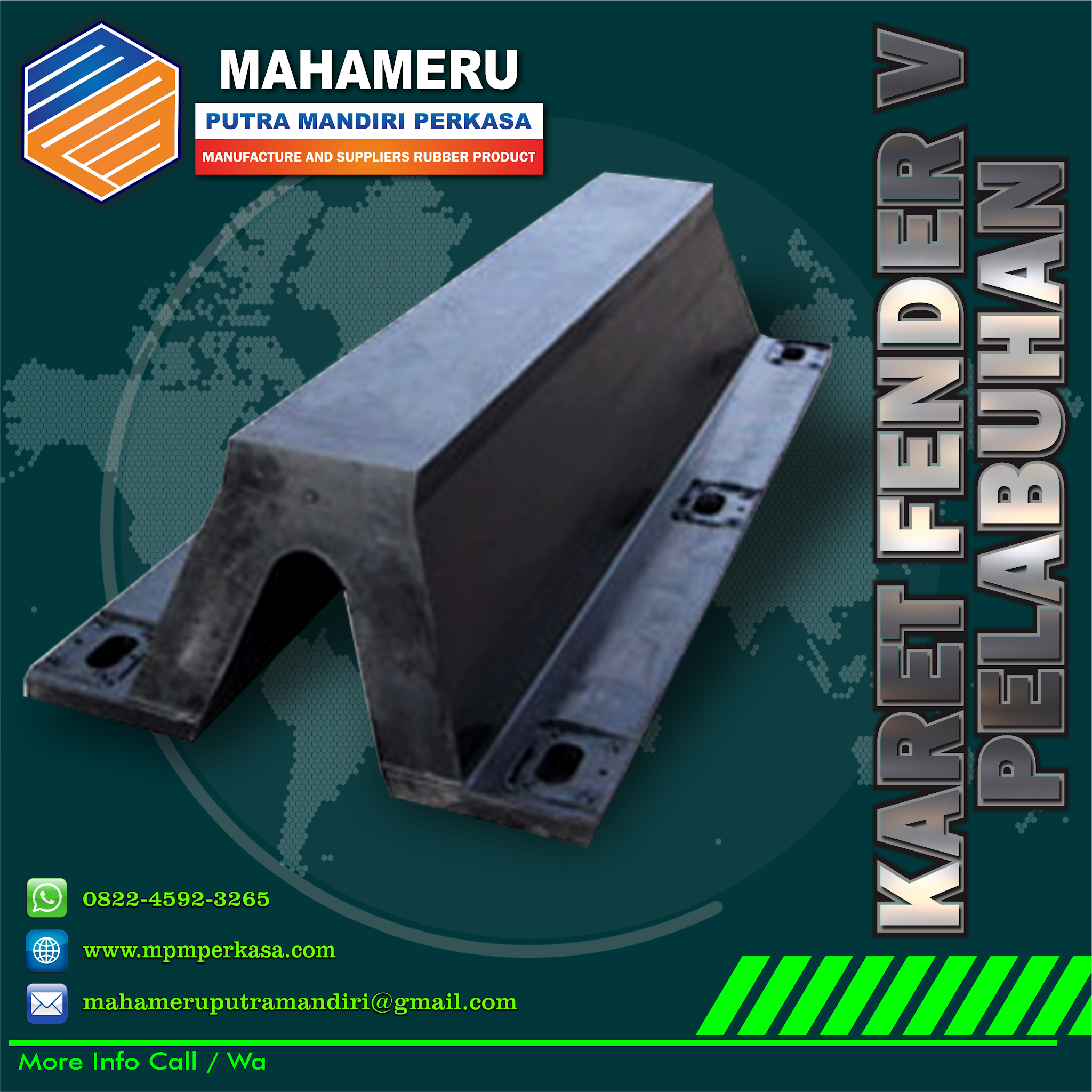 Rubber Fender - Karet Fender Dermaga - Marine Rubber Fender Banda Aceh