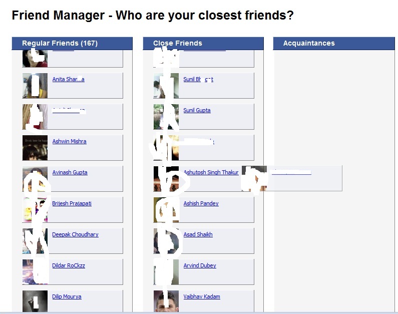 Technostip.com: Friend Manger provide drag and drop interface to manage ...