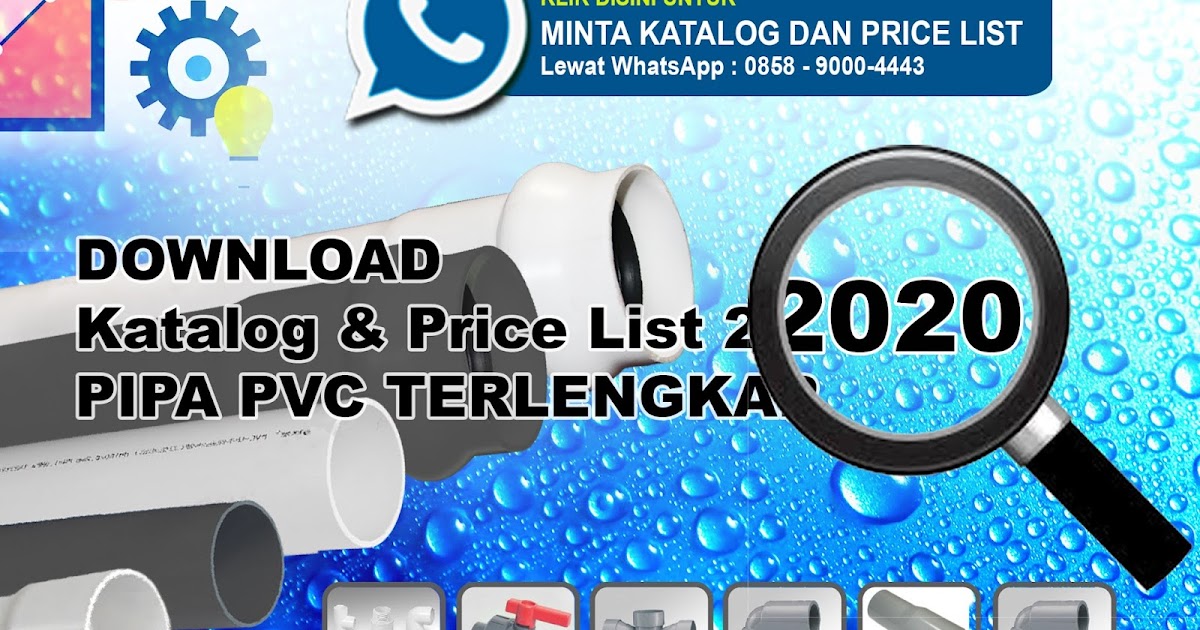 Download Harga dan Katalog Pipa PVC Terlengkap 2020-2021 - Agen ...