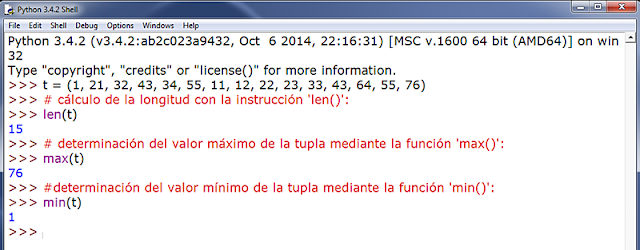 APRENDER A PROGRAMAR CON PYTHON: TUPLAS