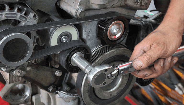 Improper serpentine belt adjustment problems