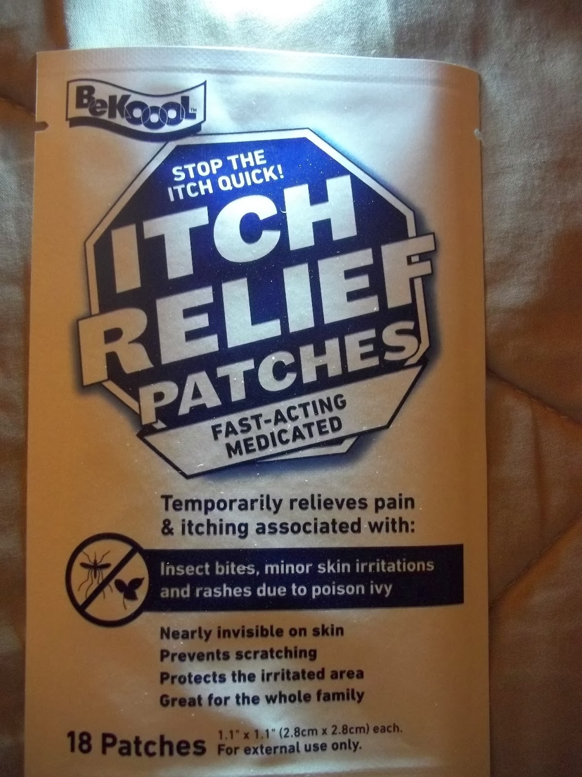 Heather Speaks Out: Be Kool Itch Relief Patches Review