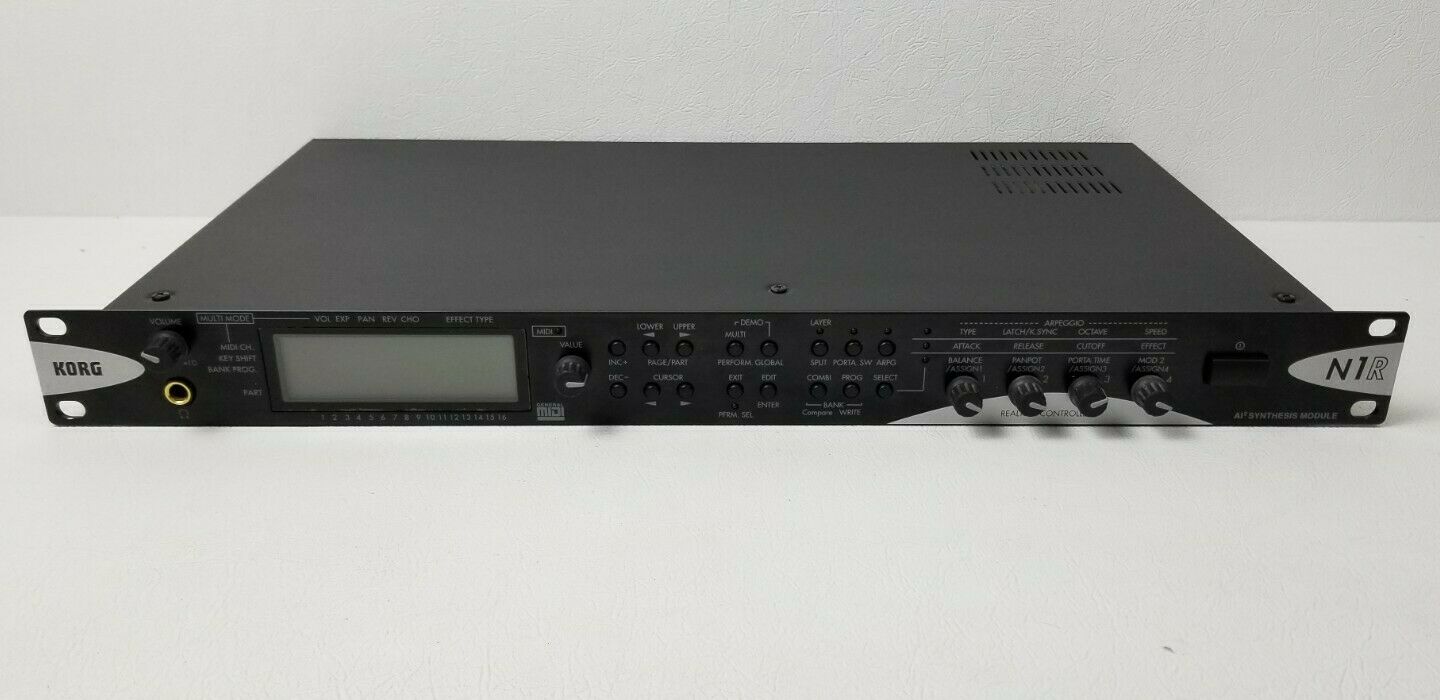 MATRIXSYNTH: Korg N1R Rack Mount Synthesizer SN 001416