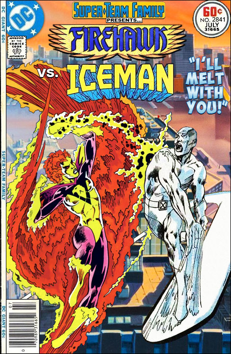 Super-Team Family: The Lost Issues!: Firehawk Vs. Iceman