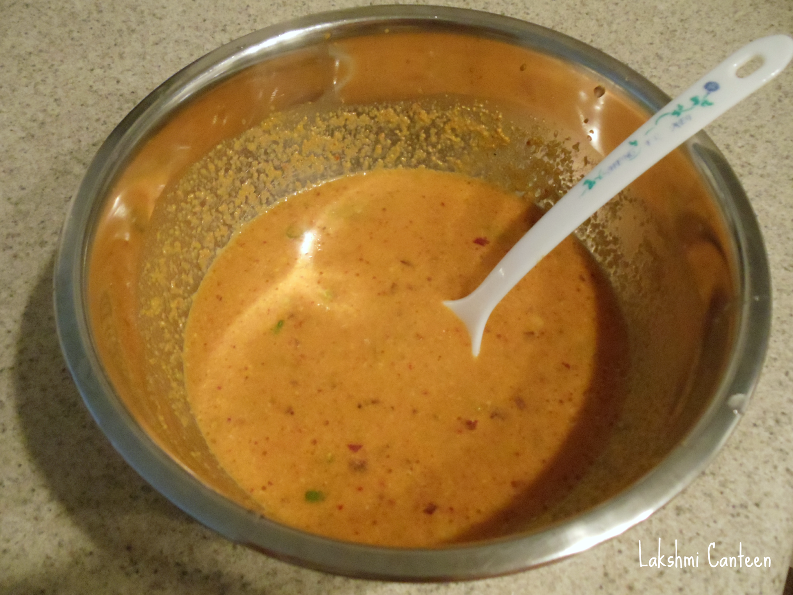 Lakshmi Canteen: Ambade Bharth (Coconut Based Hog Plum Dish)